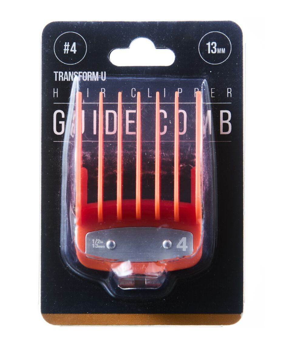 TRANSFORM-U | Hair Clipper Guide Comb #4 - 13MM - Orange | Shaver Shop
