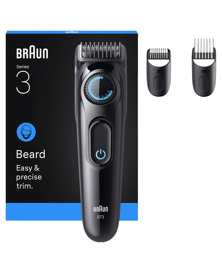 Braun | Series 3 Beard Trimmer with 3 Styling Tools & Accessories ...