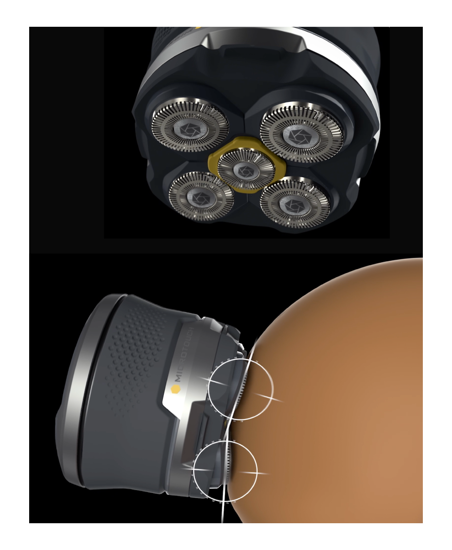 As Seen On TV | MicroTouch Titanium Head Shaver | Shaver Shop