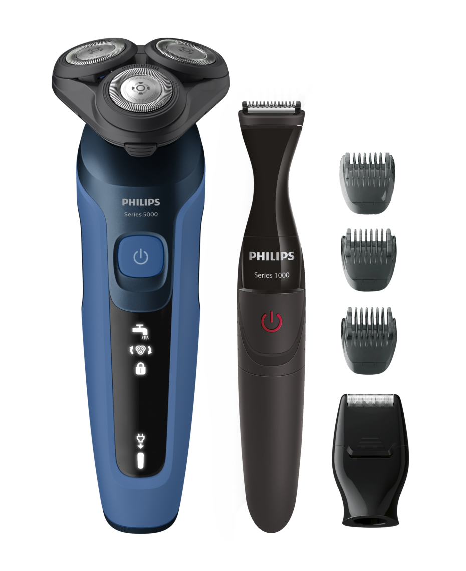 Philips | Series 5000 Wet & Dry Electric Shaver with Multigroomer ...