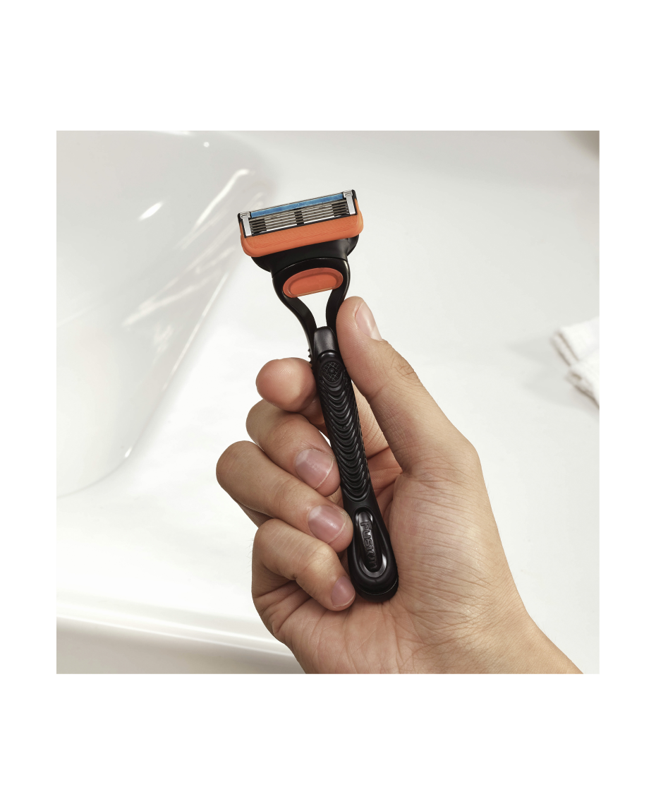 Gillette | Fusion5 Razor Handle with Blades Refill 2 Pack | Shaver Shop