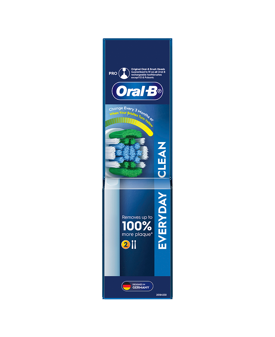 Oral-B | Everyday Toothbrush Brush Head Refills 2 Pack | Shaver Shop