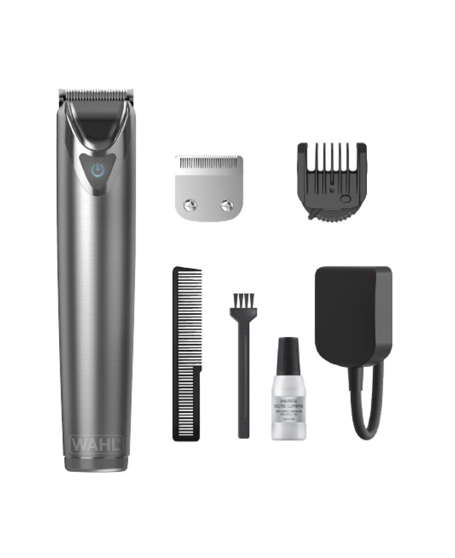 Wahl | Lithium-ion Express Stainless Steel Beard Trimmer - Silver ...
