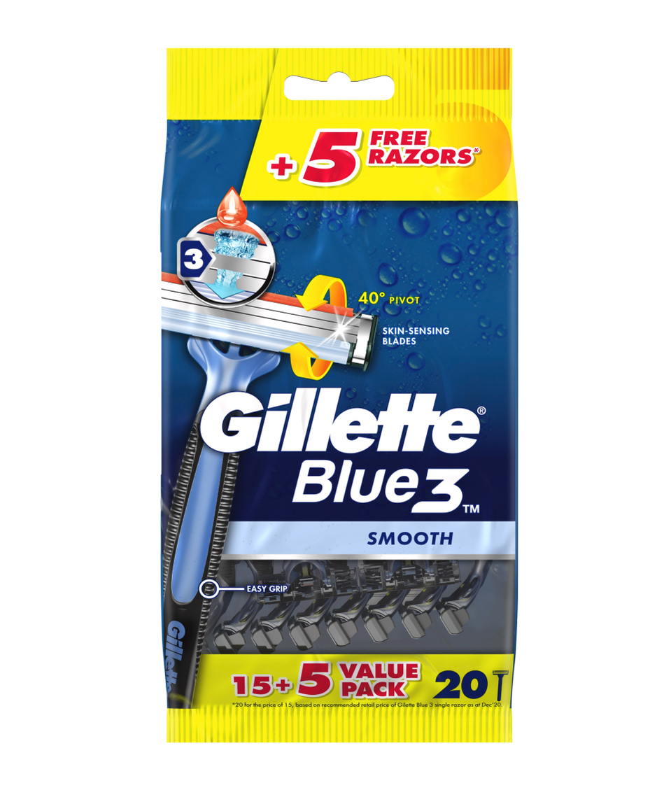 Gillette | Blue 3™ Razor 20 Pack | Shaver Shop