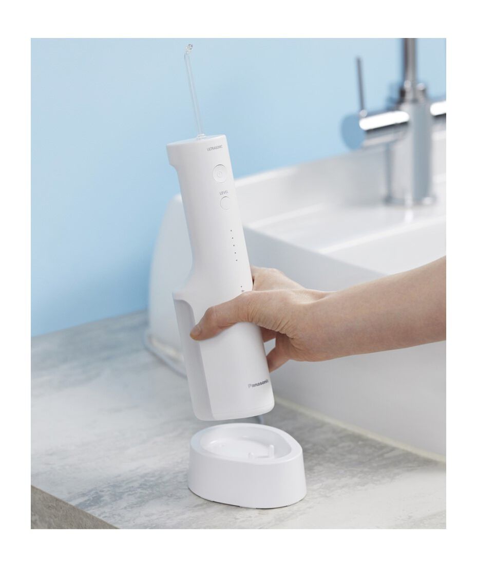 Panasonic | Ultrasonic Cordless Water Flosser - White | Shaver Shop