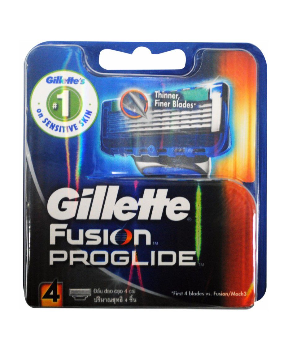 Gillette | Fusion5 ProGlide Blades Refill 4 Pack | Shaver Shop