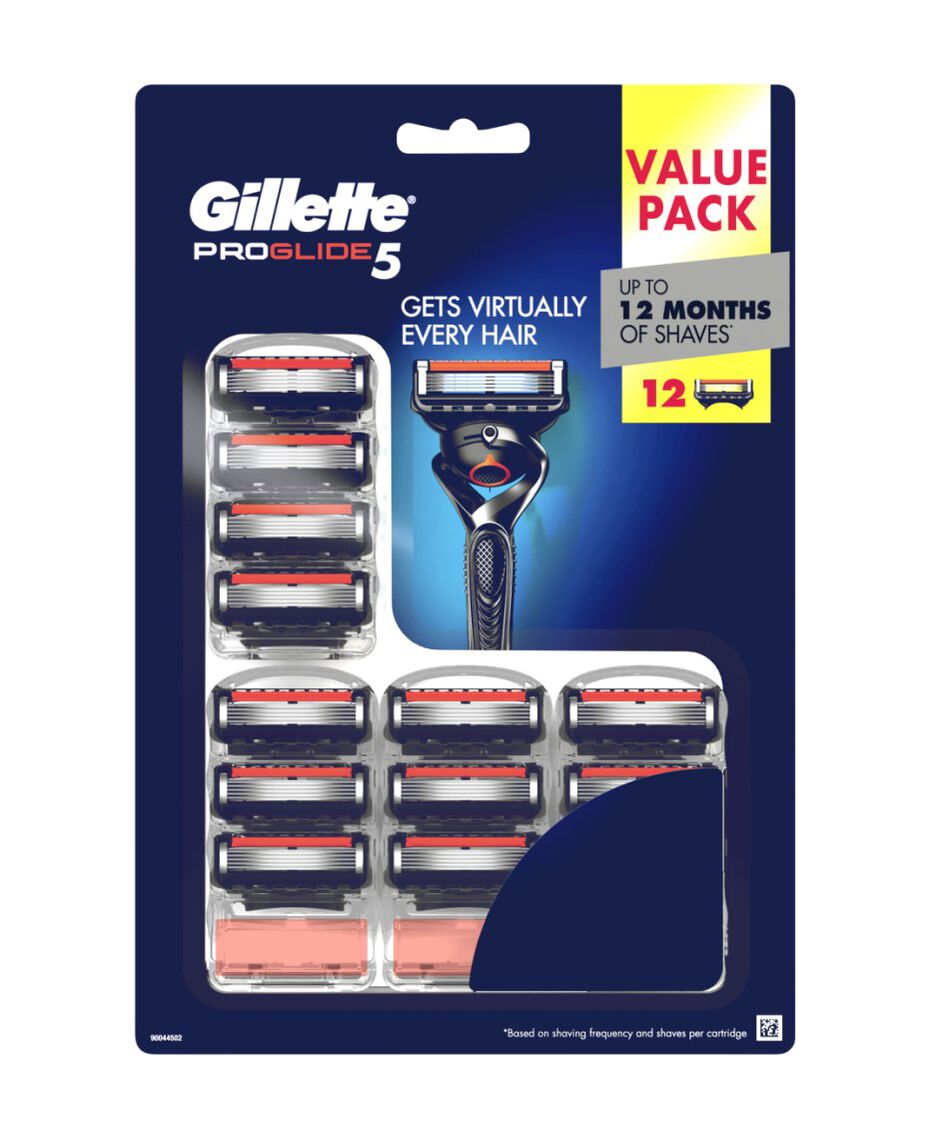 Gillette | Fusion5 ProGlide Flexball Razor Blades Refill 12 Pack ...