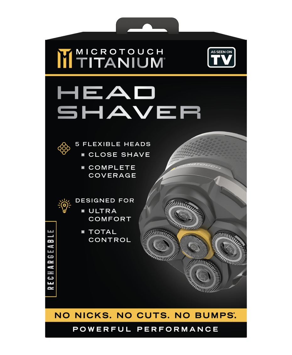 As Seen On TV | MicroTouch Titanium Head Shaver | Shaver Shop