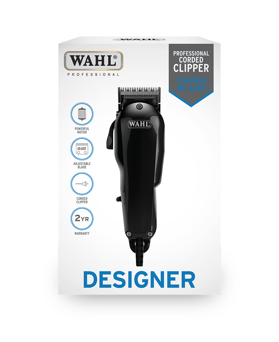 Wahl | Designer Hair Clipper - Black | Shaver Shop