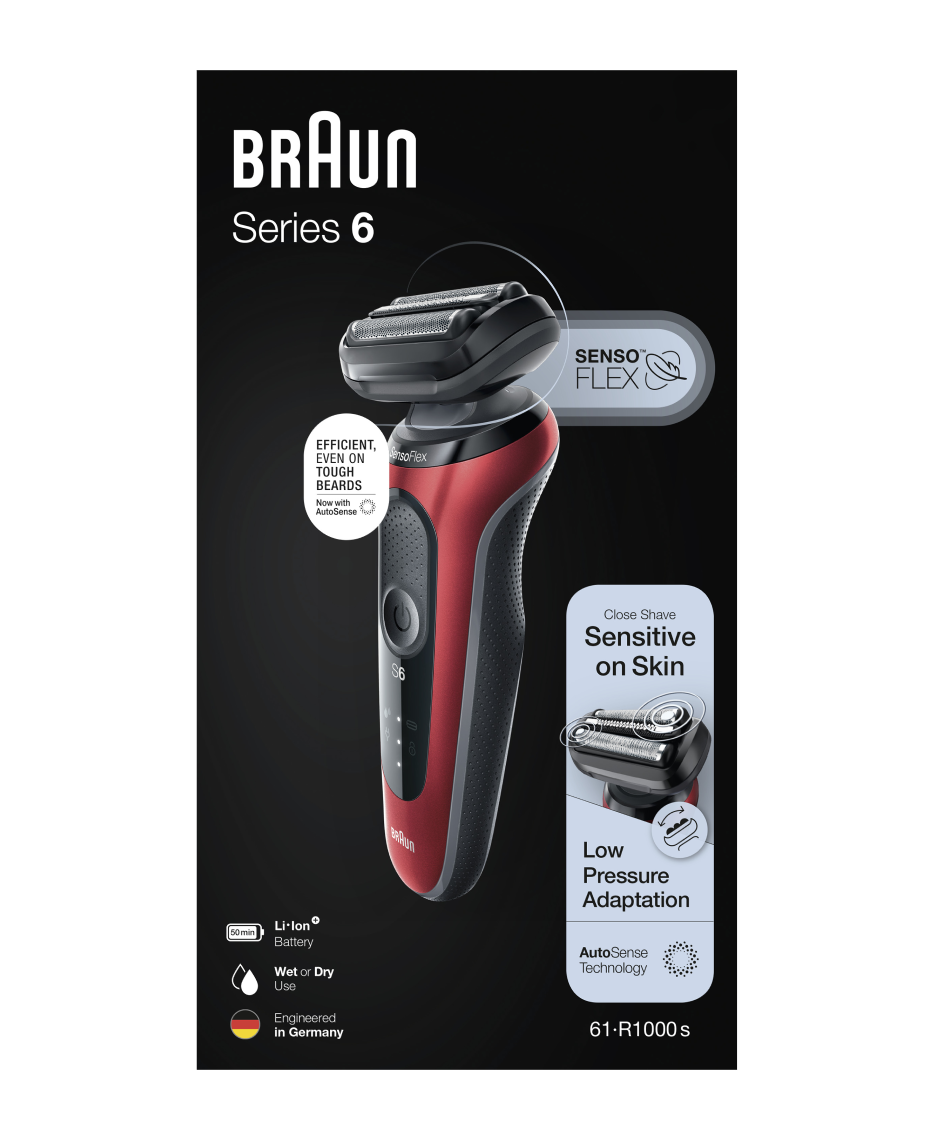 Braun | Series 6 Wet & Dry Electric Shaver | Shaver Shop