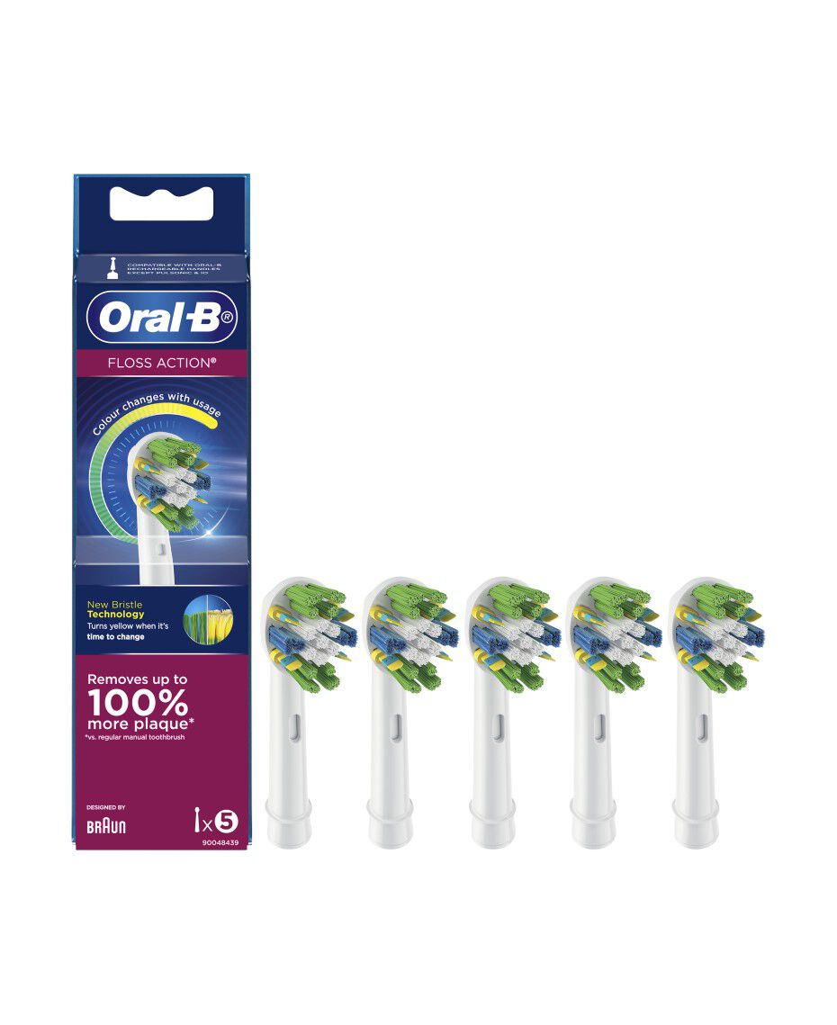 Oral-B | Floss Action Replacement Head Refills 5 Pack | Shaver Shop