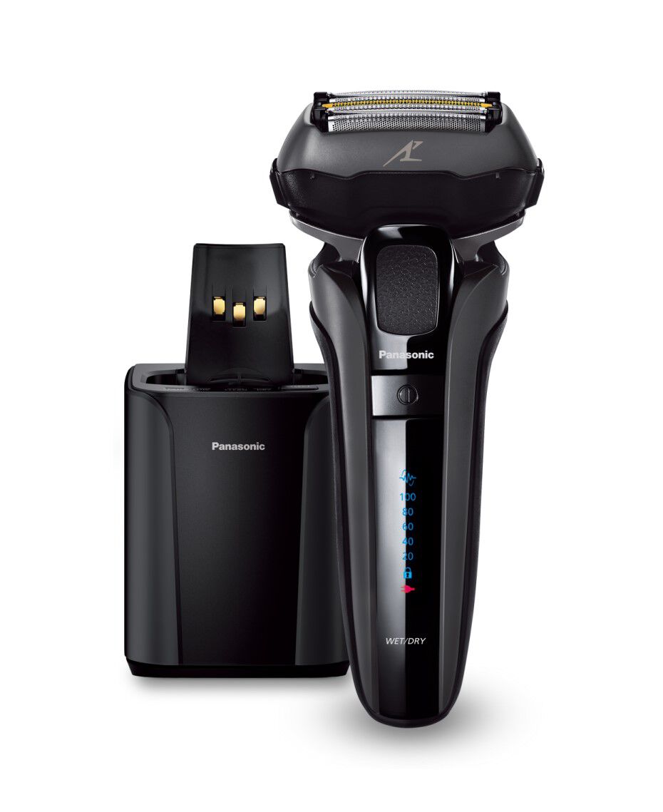 Panasonic | 5-Blade Wet & Dry Electric Shaver with Beard Sensor & Clean ...
