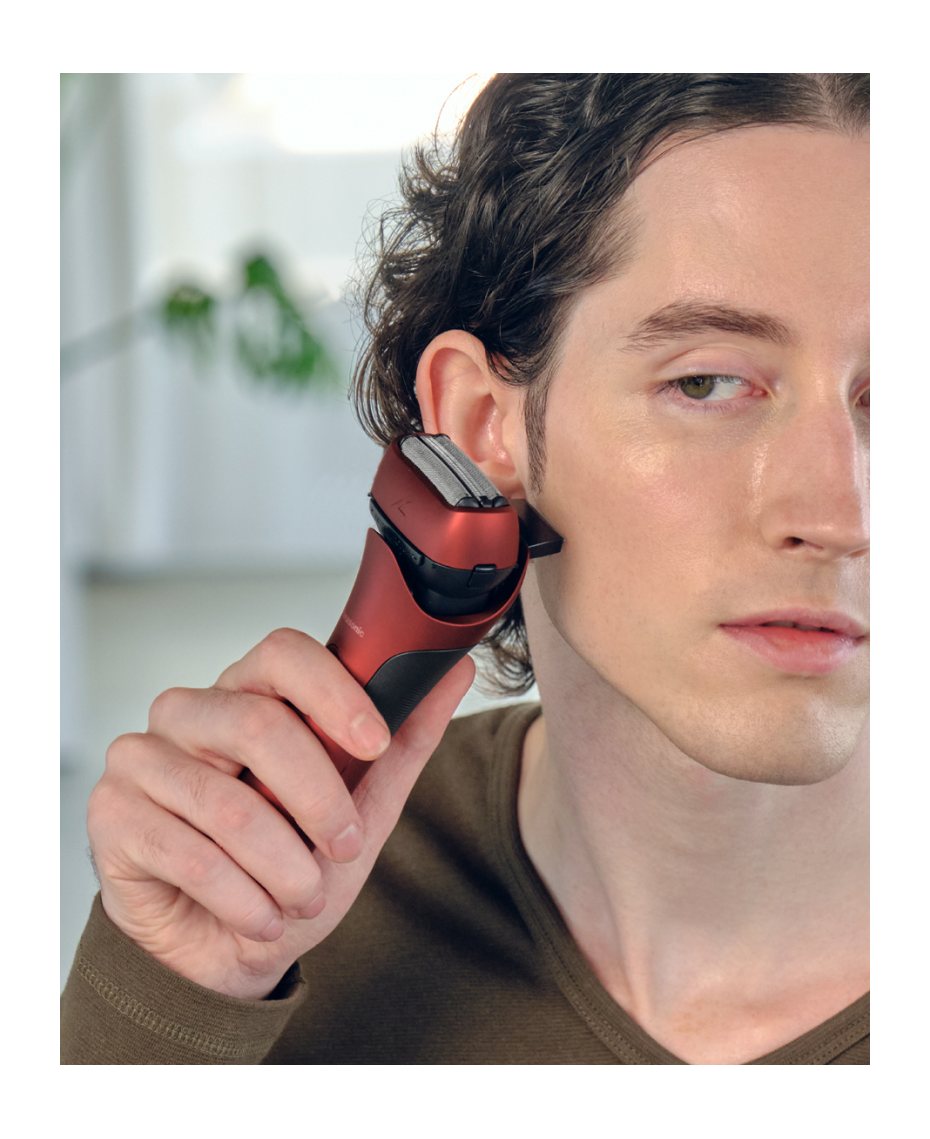 Panasonic | 3-Blade Wet & Dry Electric Shaver with 8D Flex Head - Red ...