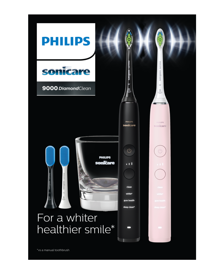 Philips | Sonicare DiamondClean 9000 Electric Toothbrush Bundle Pack ...