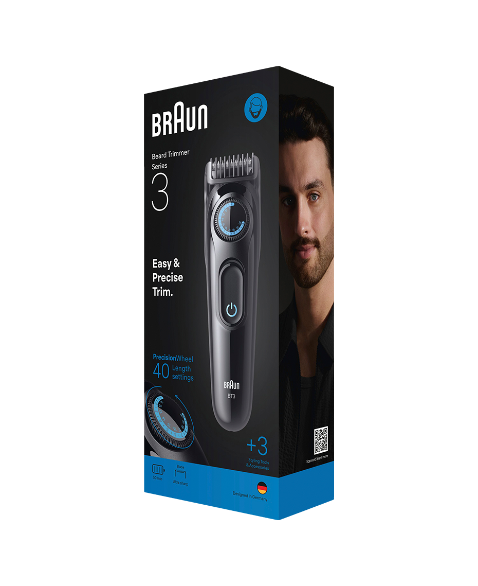 Braun | Series 3 Beard Trimmer with 3 Styling Tools & Accessories ...
