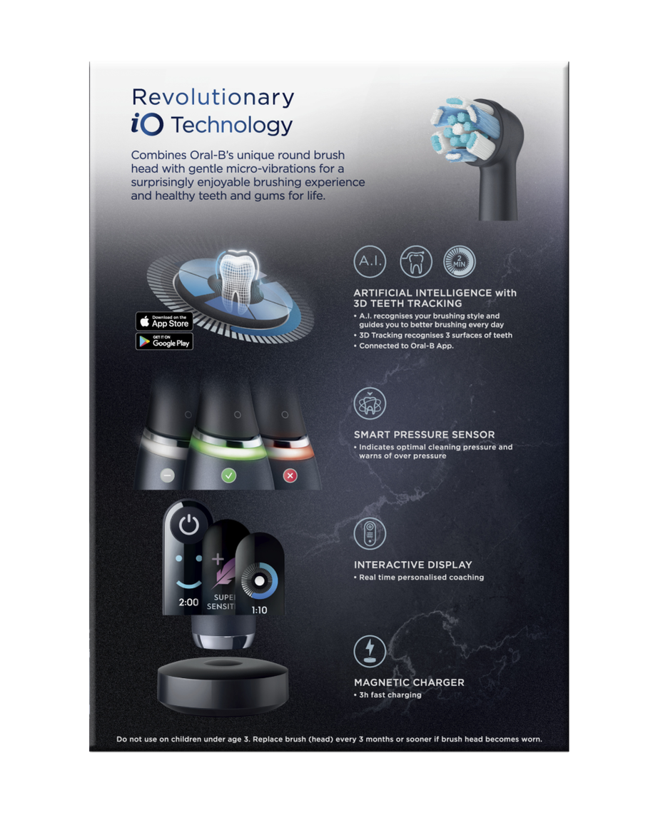 Oral-B | iO9 Electric Toothbrush with Travel Case | Shaver Shop