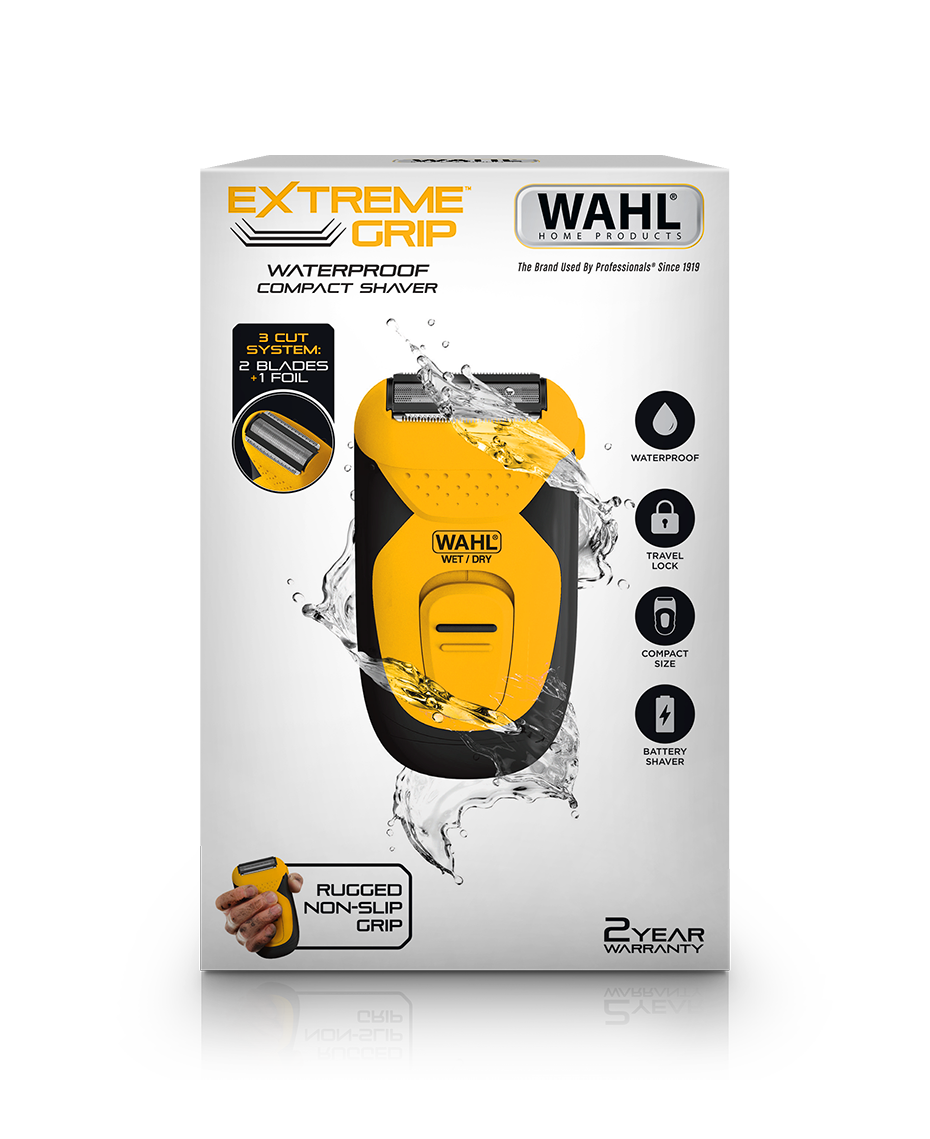 Wahl | Extreme Grip Waterproof Compact Electric Shaver | Shaver Shop