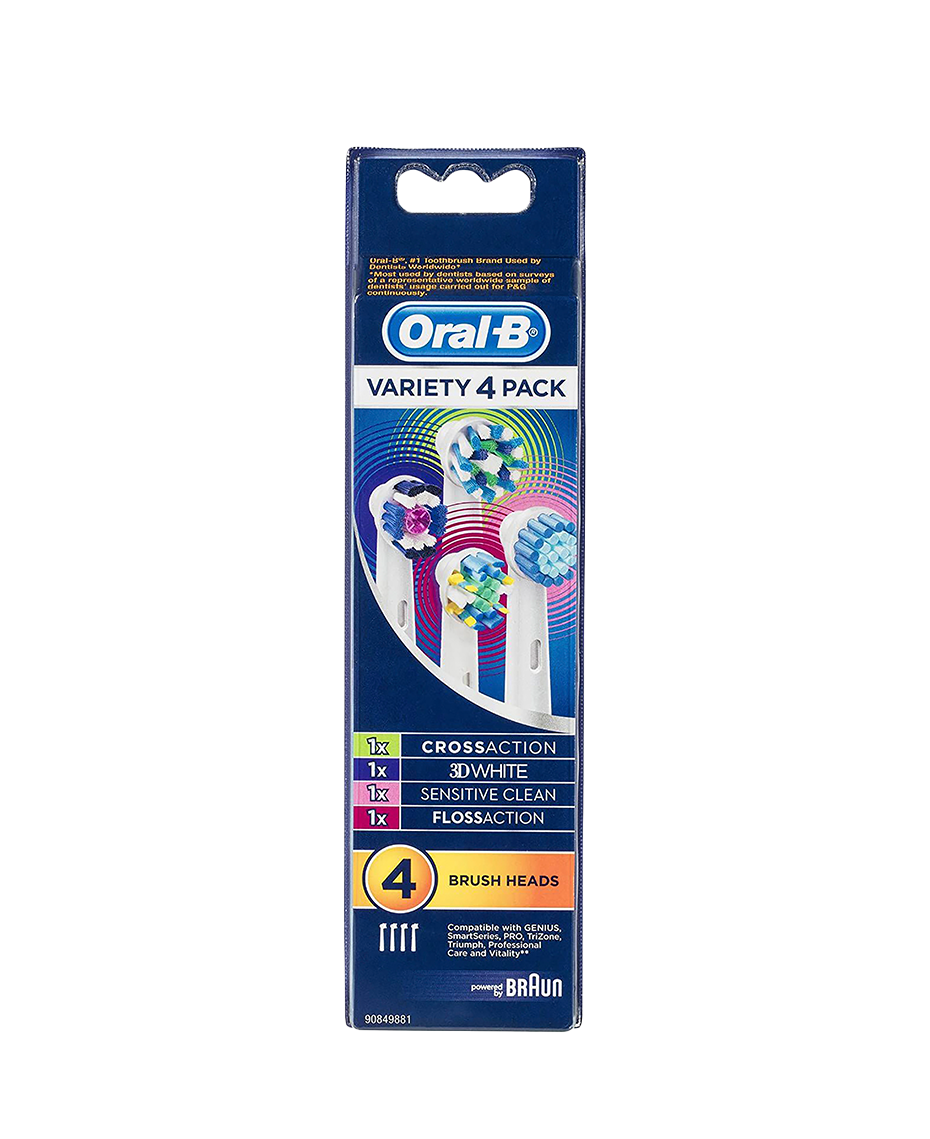 Oral-B | Variety Brush Head Refills 4 Pack | Shaver Shop