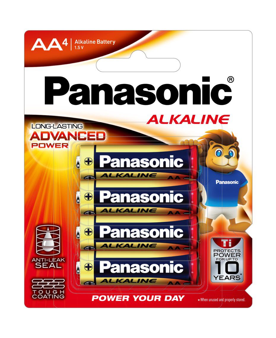 Panasonic | AA Alkaline Battery 4pk | Shaver Shop