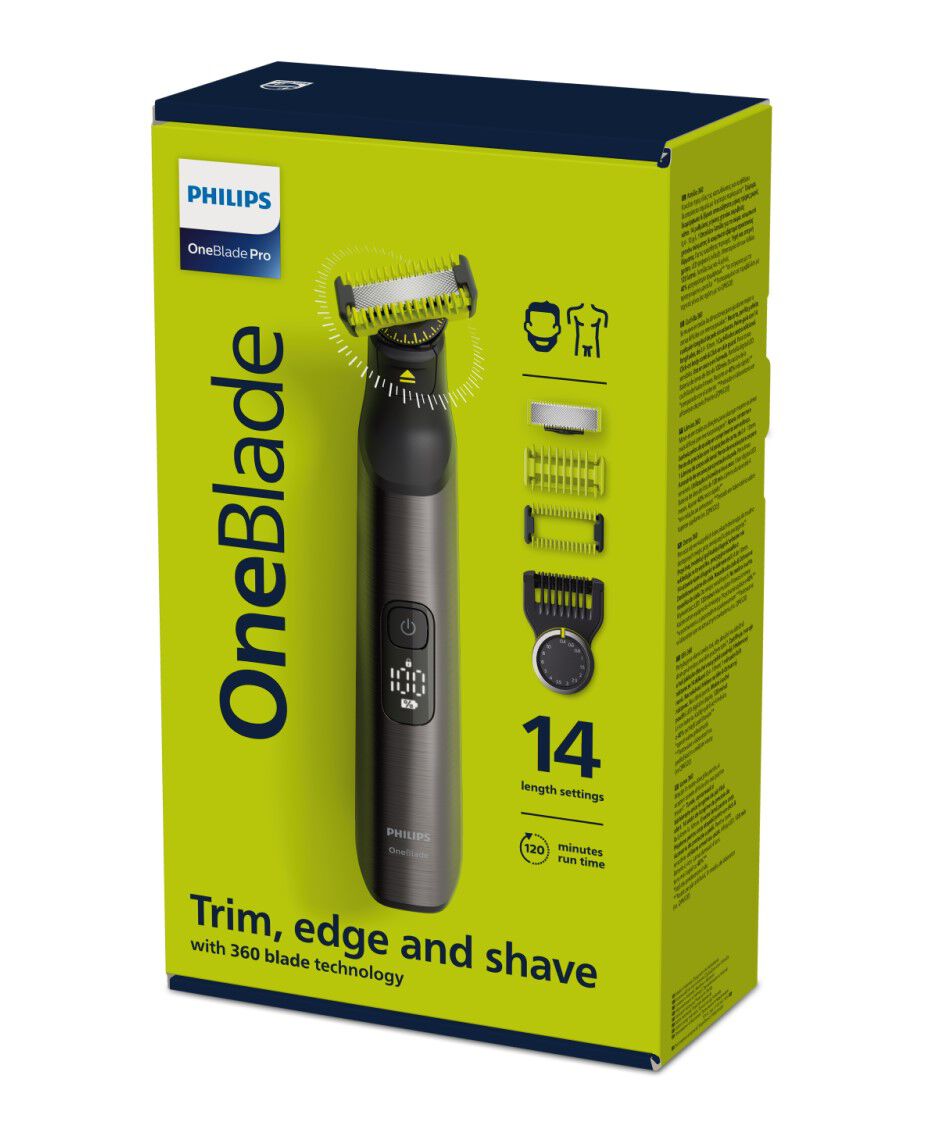 Philips | OneBlade 360 Face & Body PRO with Travel Pouch | Shaver Shop