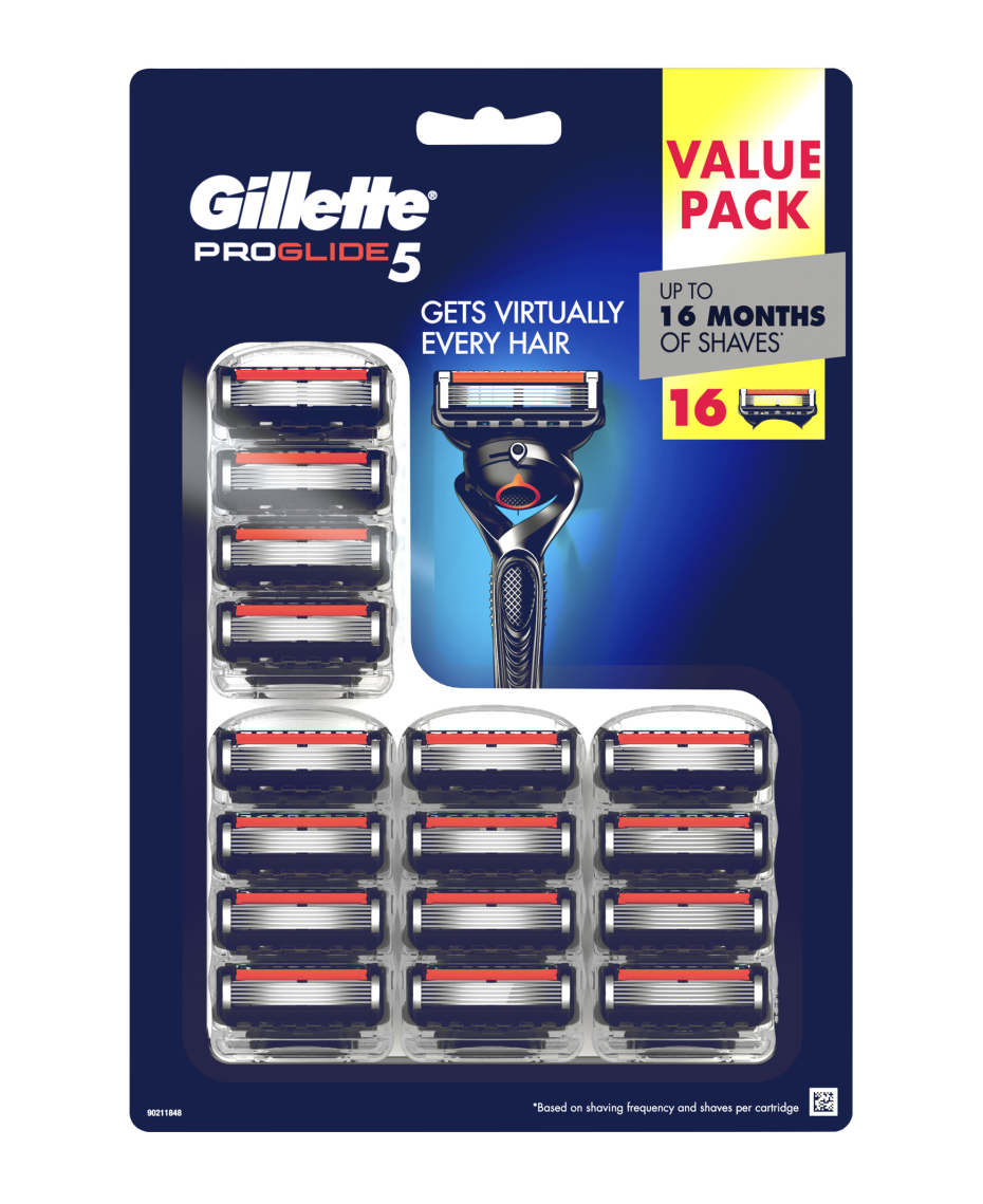 Gillette | Fusion5 ProGlide Blades Refill 16 Pack | Shaver Shop