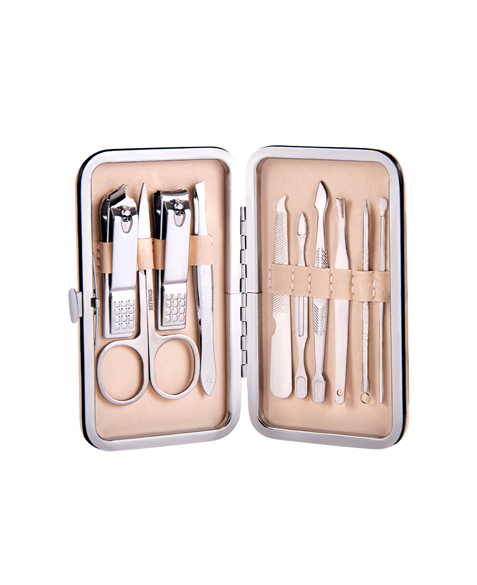 Allure | Stainless Steel 10pc Manicure Set | Shaver Shop