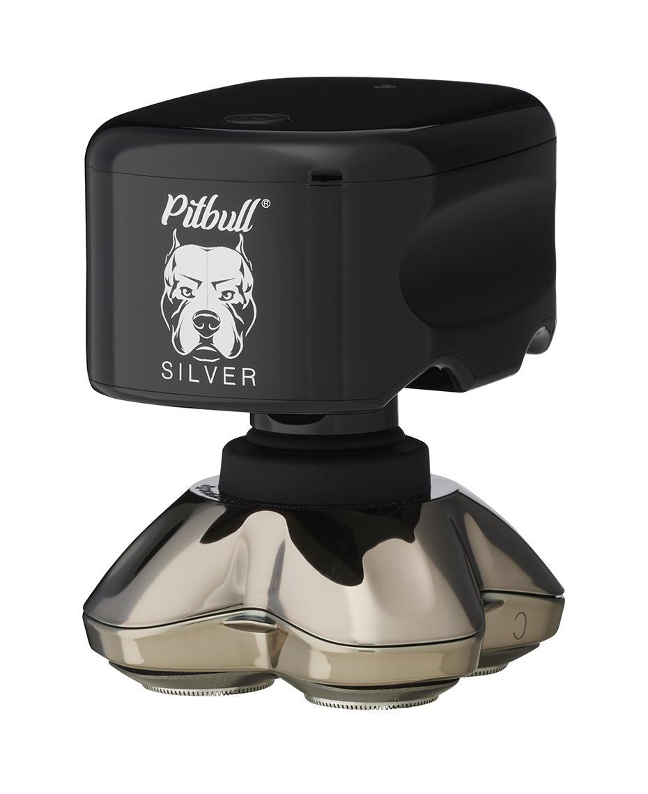 Skull Shaver | Pitbull Silver PRO Head Shaver | Shaver Shop