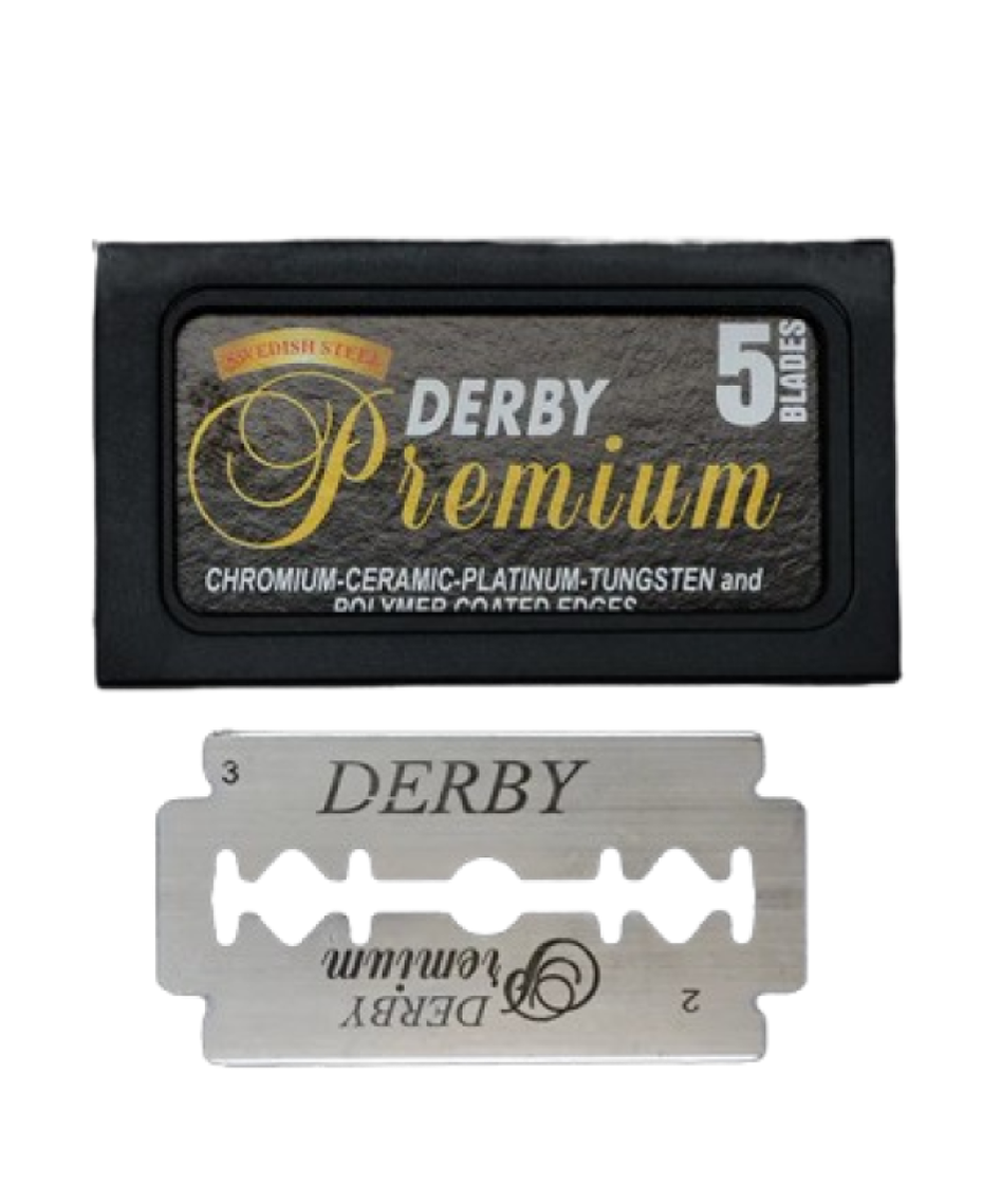 Derby | Premium Double Edge Safety Razor Blades 5 Pack | Shaver Shop