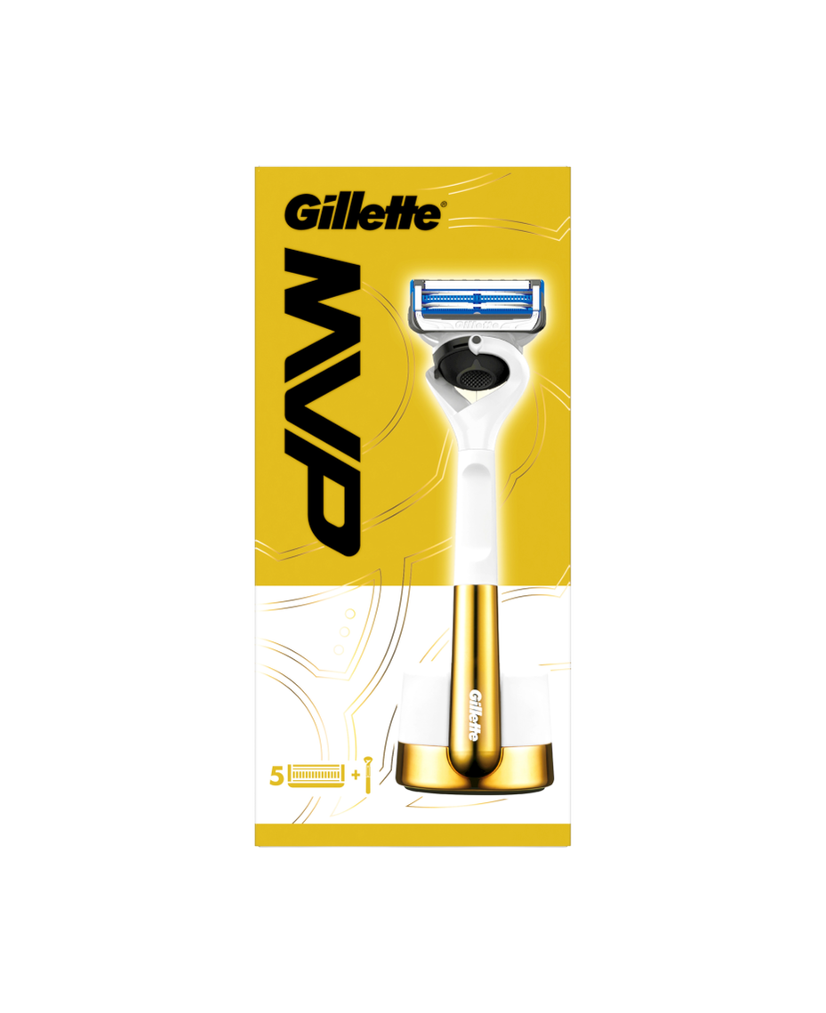 Gillette | MVP Skinguard Razor with Blades Refill 5 Pack | Shaver Shop